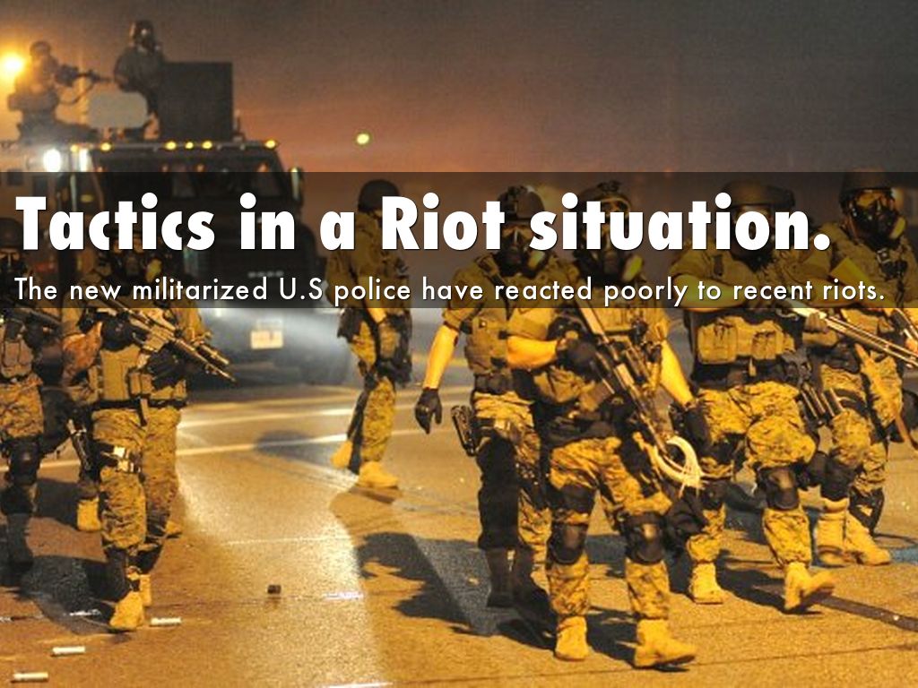Militarization of U.S Police. by craig.pearson204477