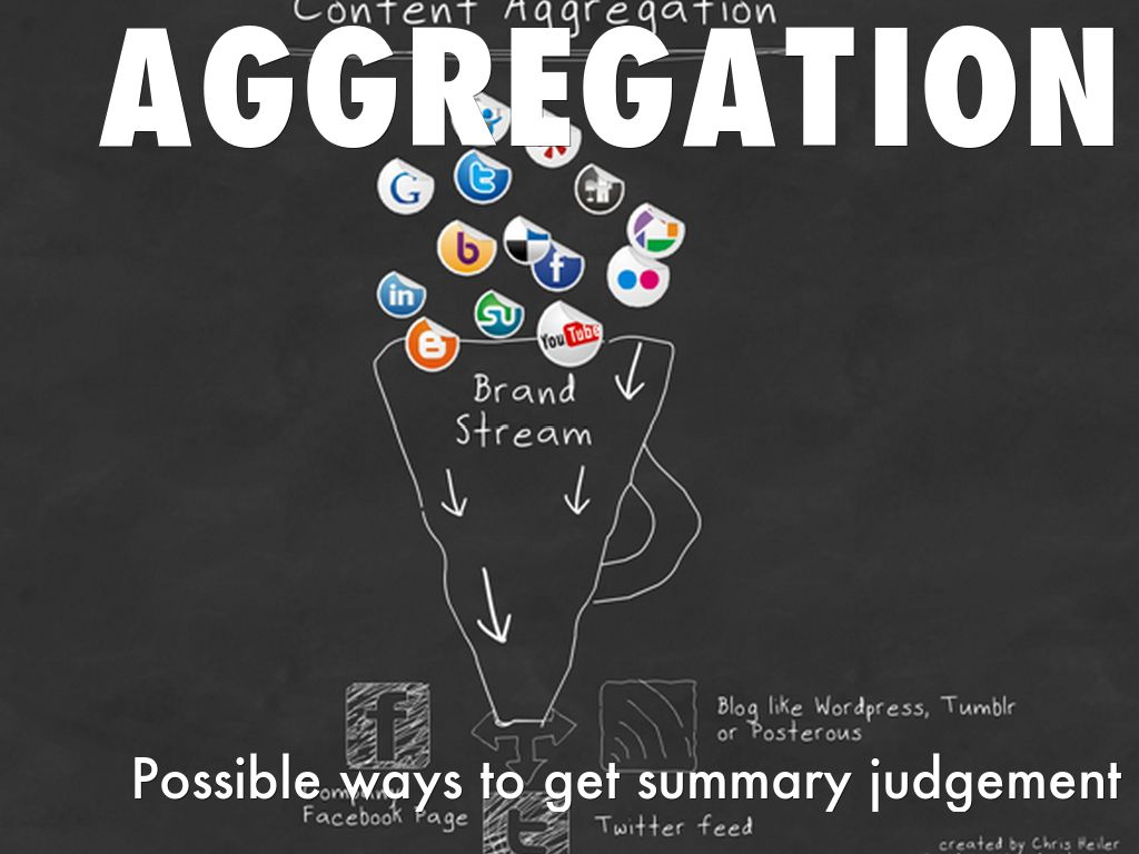 Aggregation Methods By Matt Head 