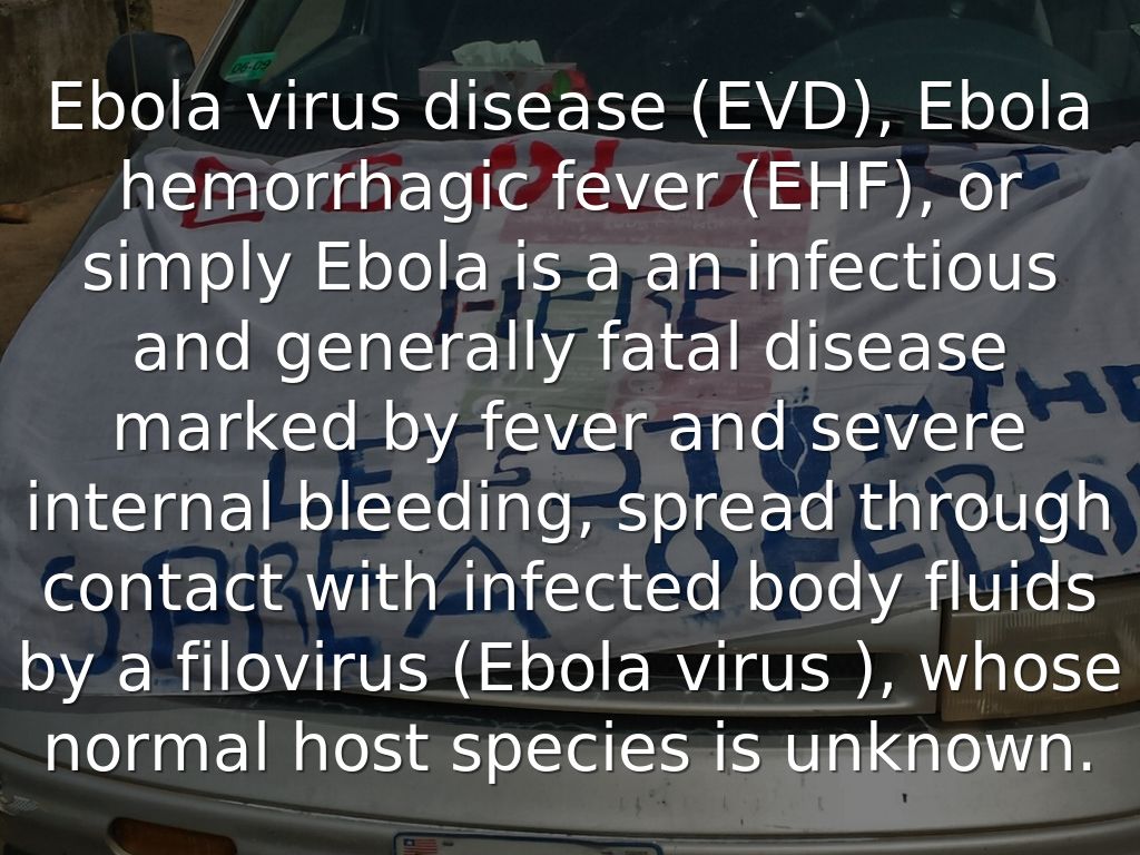 EBOLA by Earl E. Appleby, Jr.