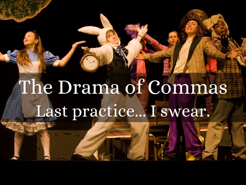 The Drama of Commas by Kristin Kronberg