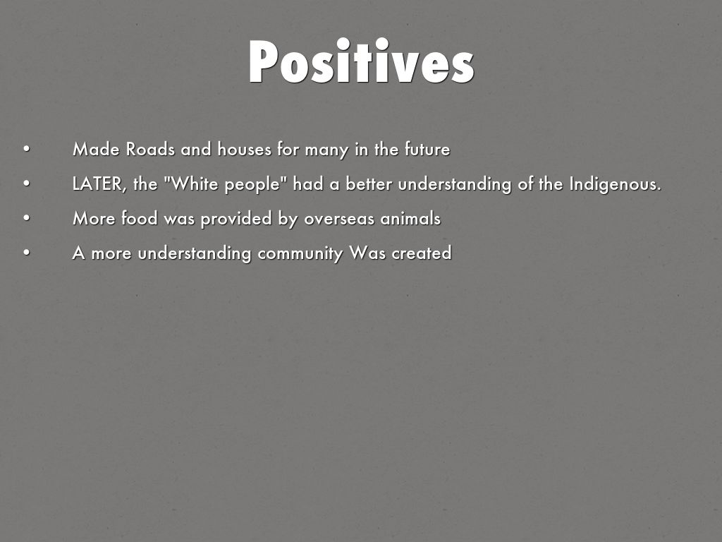 Did British Colonisation Have a positive impact on