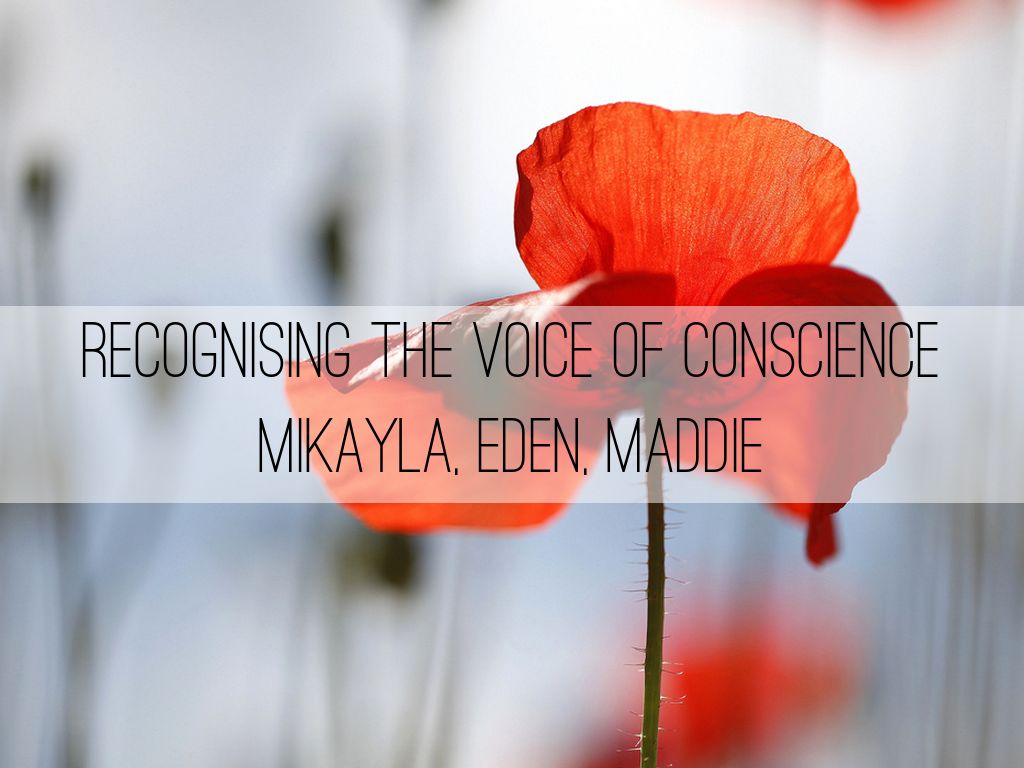 Copy of Recognising The Voice Of Conscience by Maddie