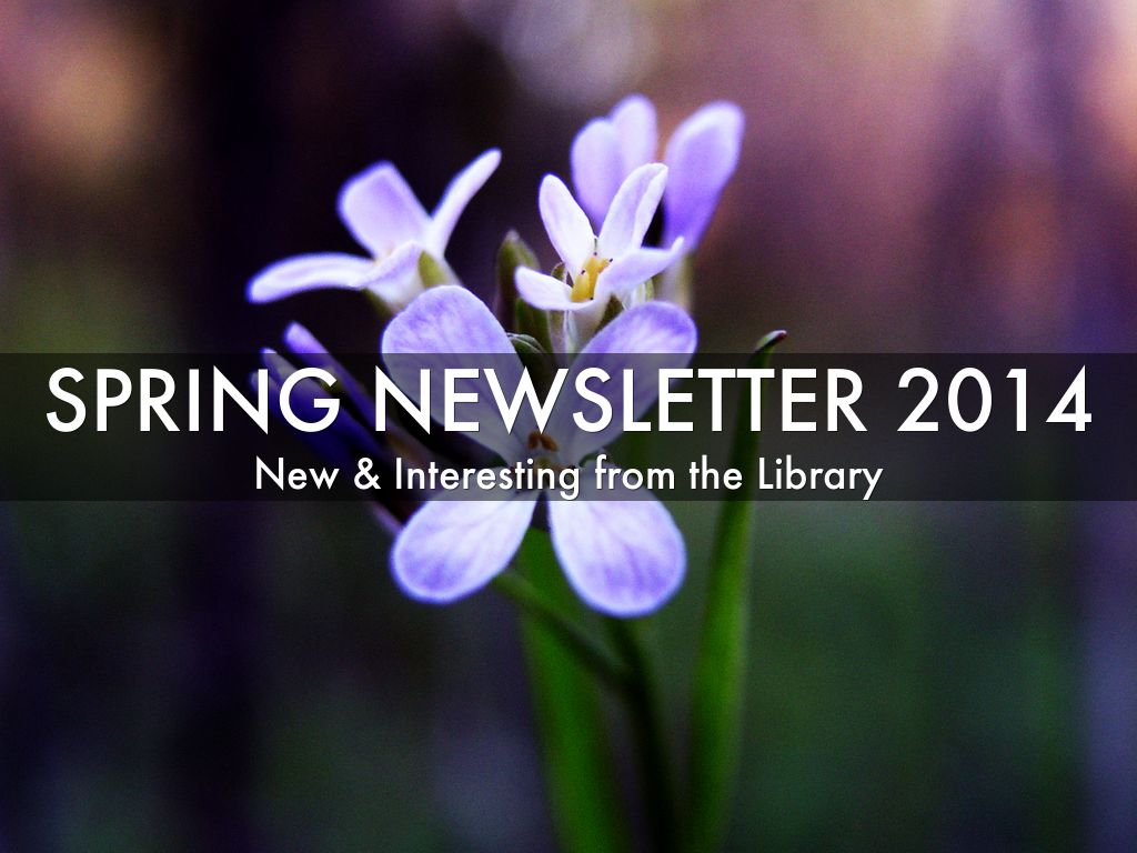 SH Spring Newsletter 2014 by suzanne.libra