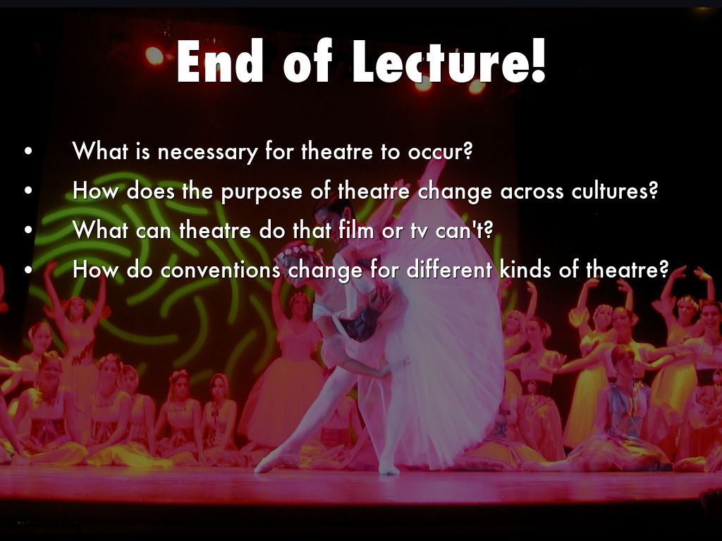 The importance of Theatre by decker.165