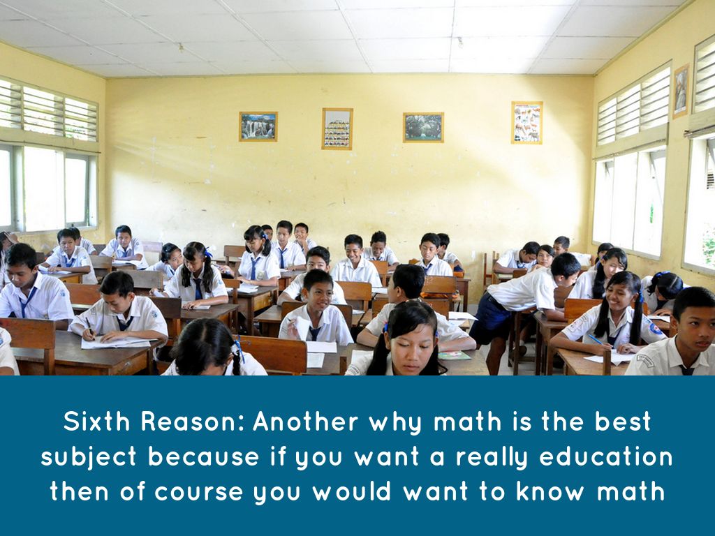Math is the best subject by darion george