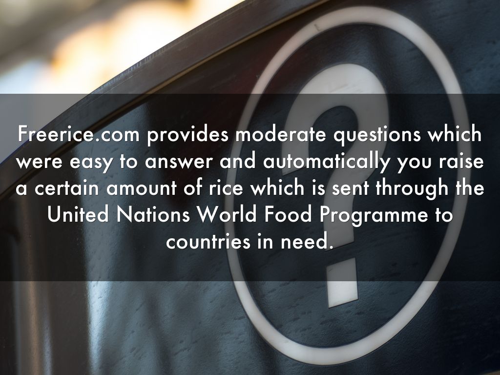 Meet the Free Rice Non-Profit Website by Jason Kesse