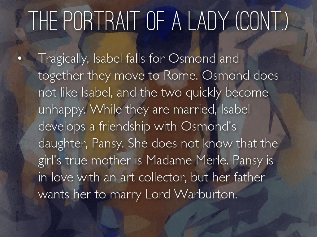 Copy of The Portrait of a Lady by Katrina Hegeman