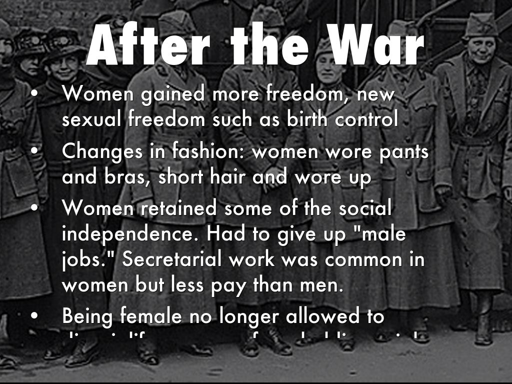 Women in WW1 by Samah Khan