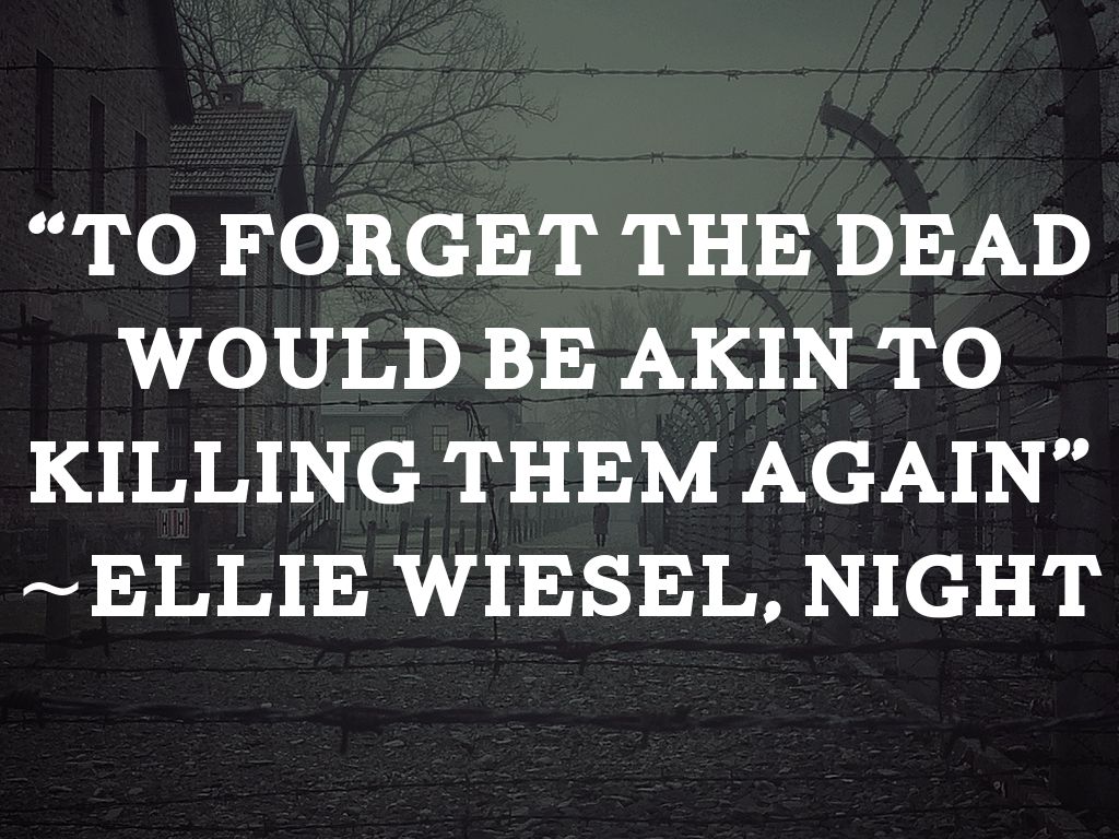 NIGHT; A HOLOCAUST MEMORIAL by Clara Macedo