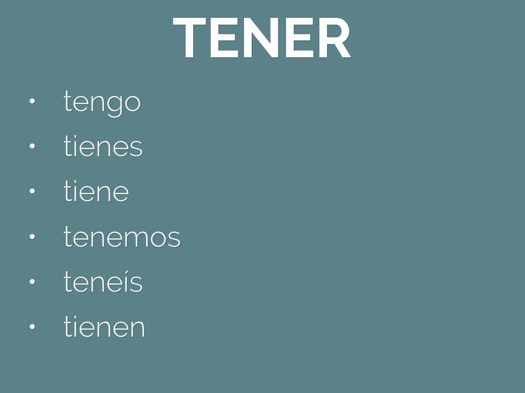 Tener y venir by Sybil Alexandrov