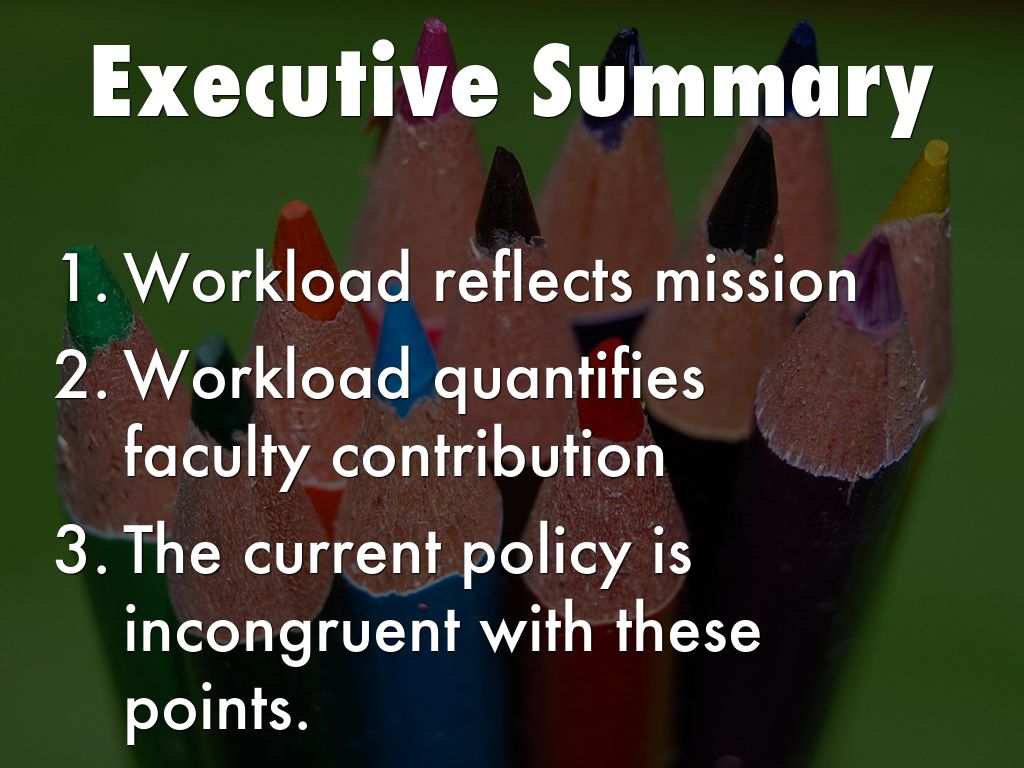 A Different Approach to Workload Accountability by