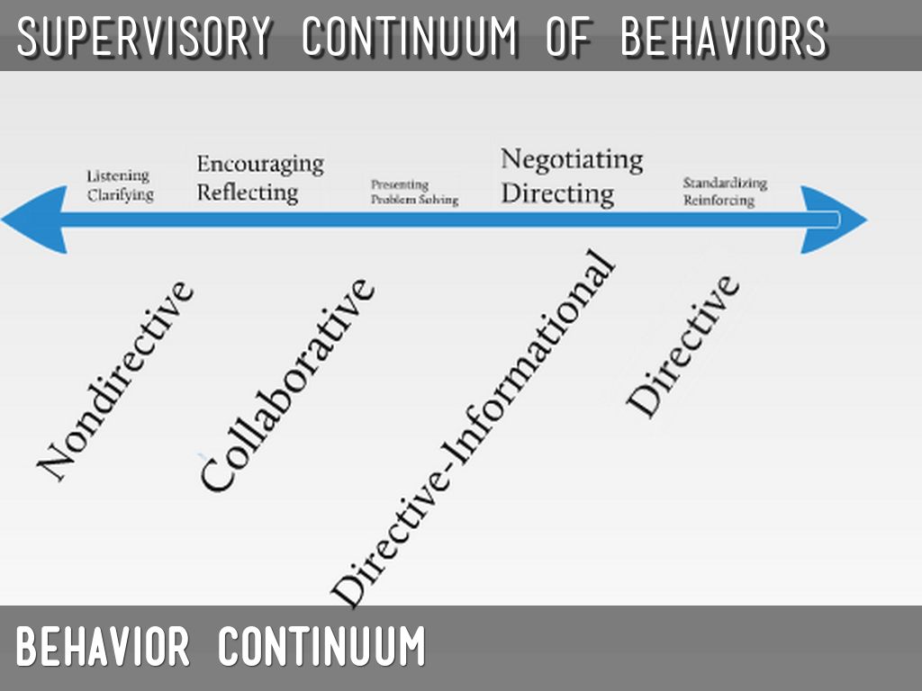 Supervisory Behaviors by Corrine Wilton