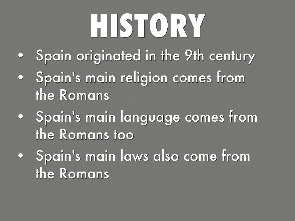 History of España by Flynn Cole