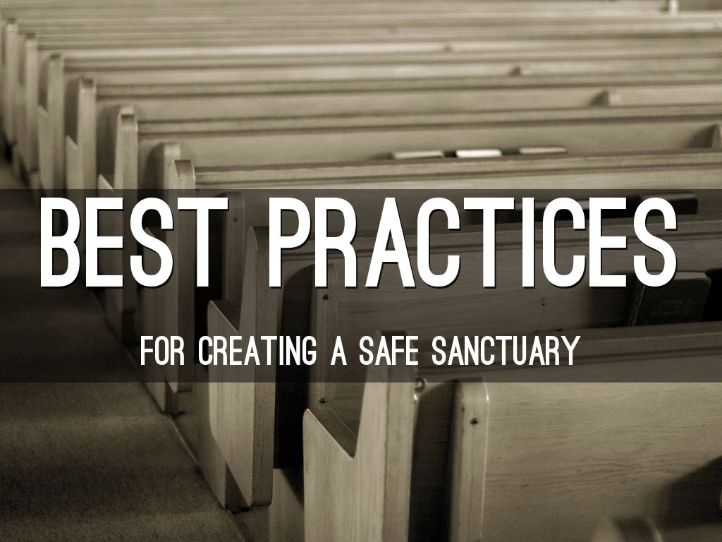 safe sanctuary best practices by Jennifer Rowe