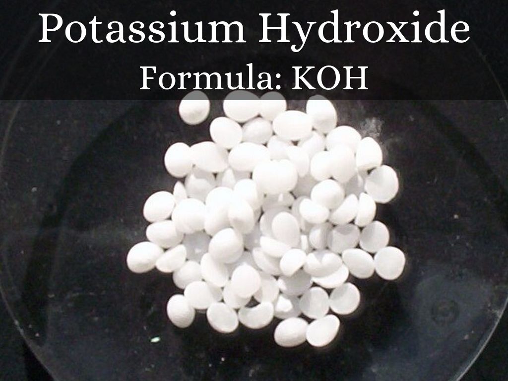 Potassium Hydroxide Chemical Structure