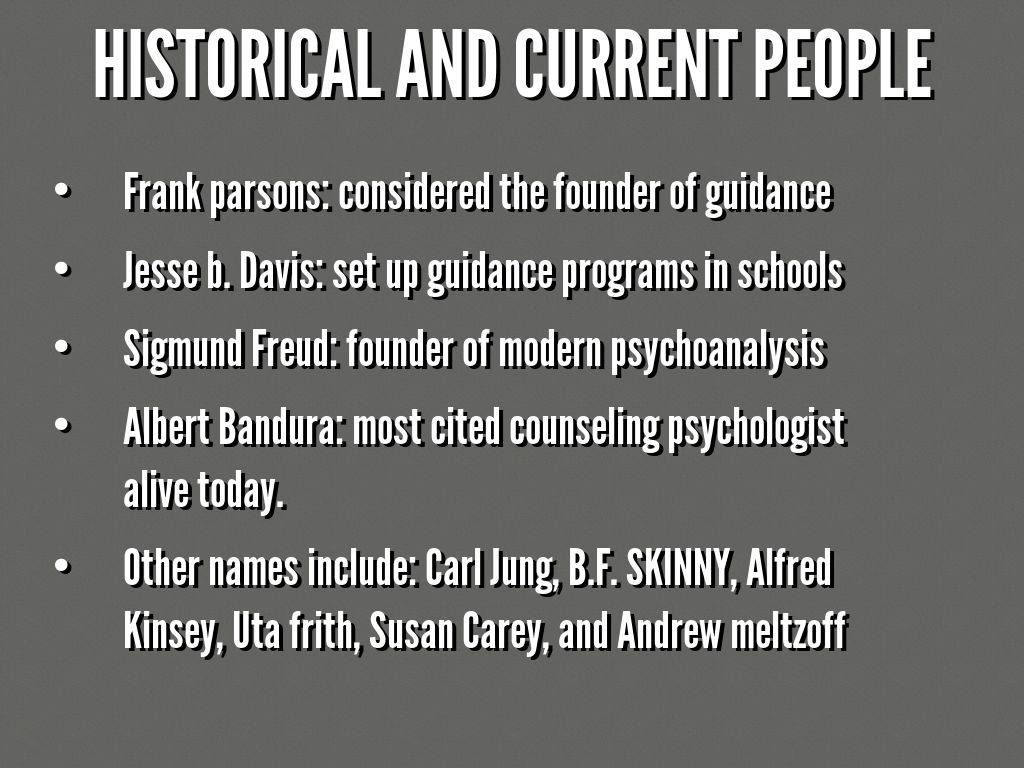 Copy of Counselors And Psychologists by Alyssa Drost