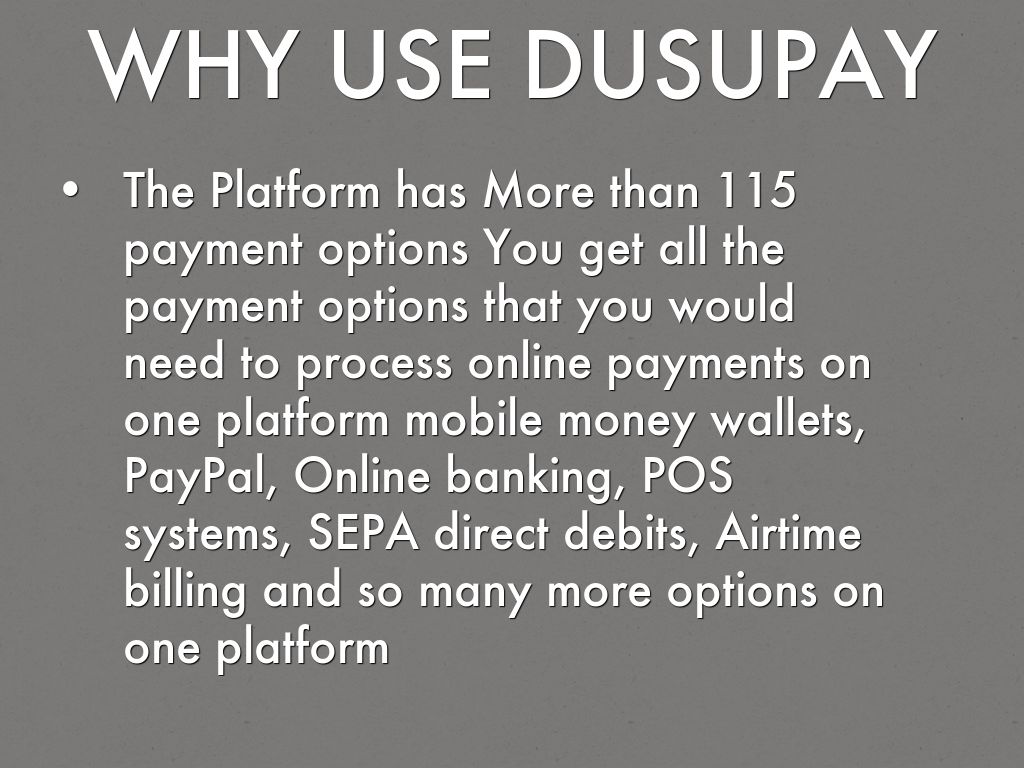 DusuPay For Business by DusuPay Uk Limited
