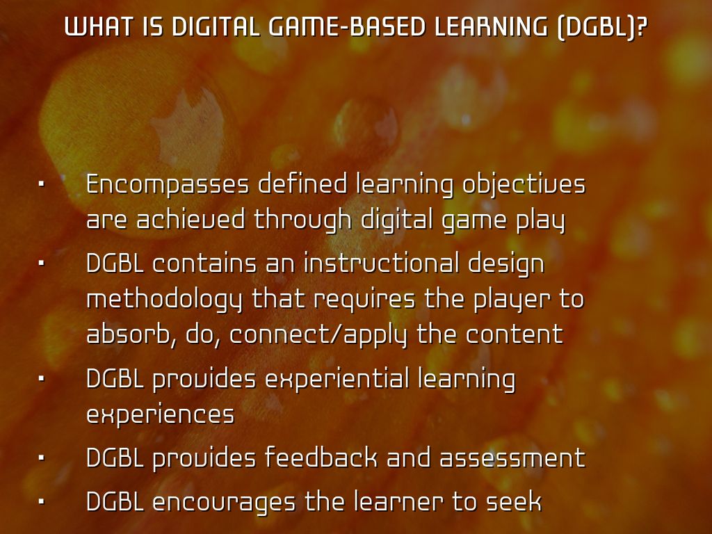 Digital Game-Based Learning by Kathryn Procope