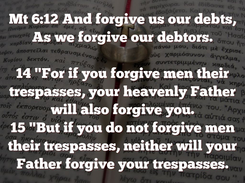 A Mess of Forgiveness Mt 18:21-35 by Stephen Boone