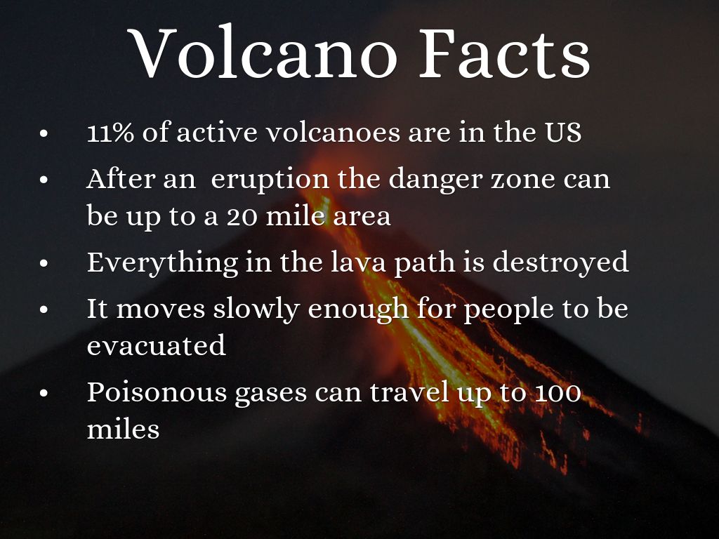 5 Facts About Volcanoes 5 Facts About Volcanoes