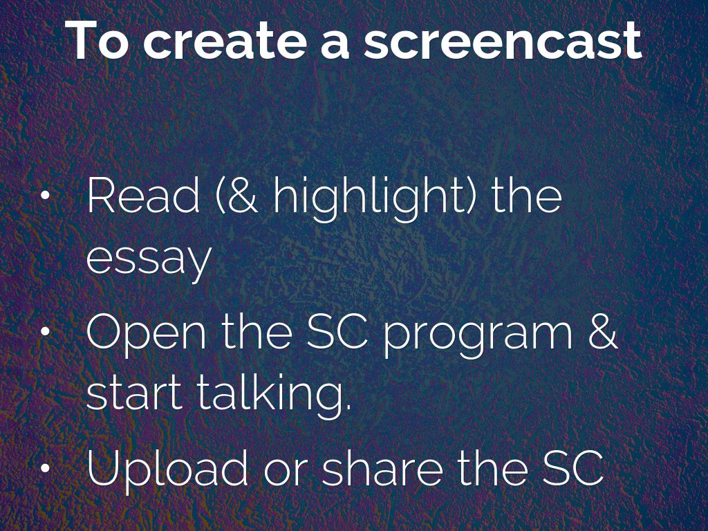 Screencasting Feedback by June Griffin