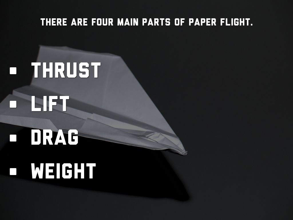 how paper flight works by Jacklyn Obiedzenski