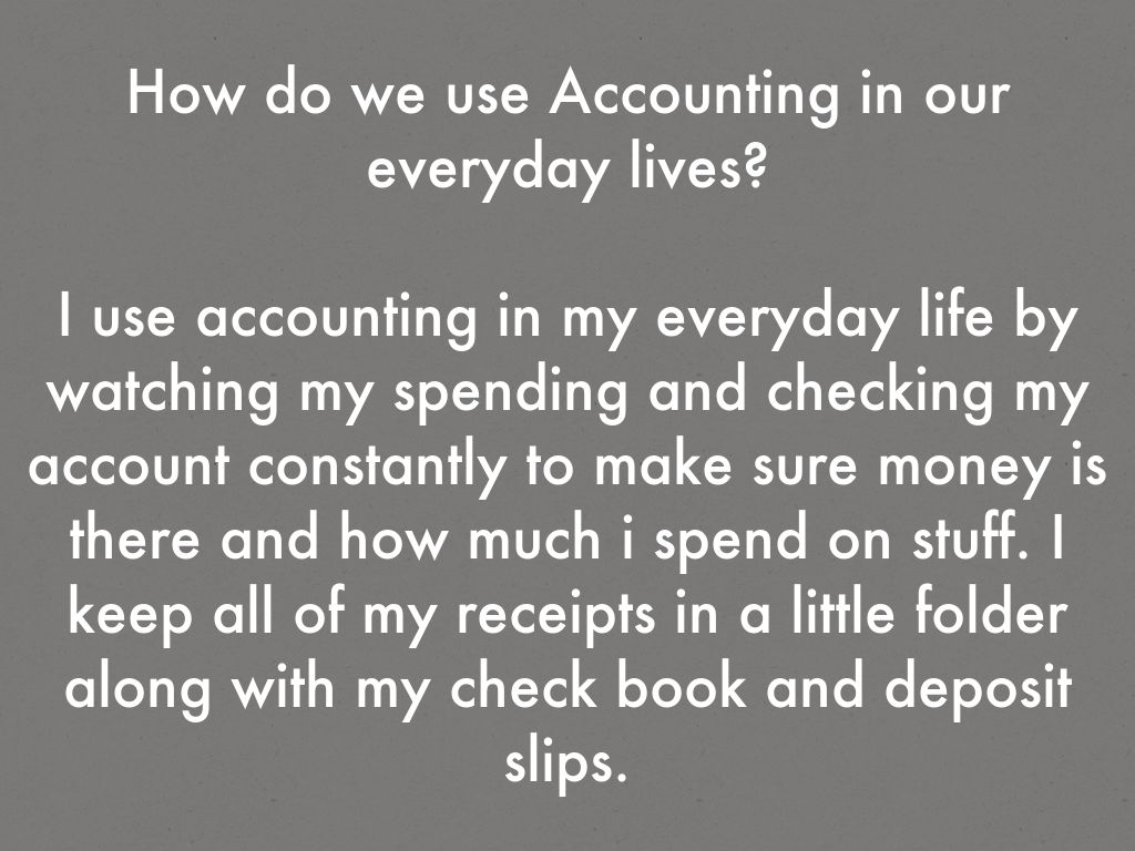 Day 2 - What does Accounting mean to you? by 17mns