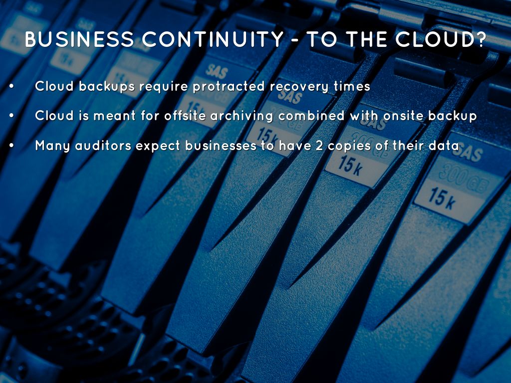 Business Continuity Planning