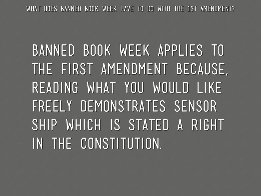 Banned Books Presentation by Paige Capel