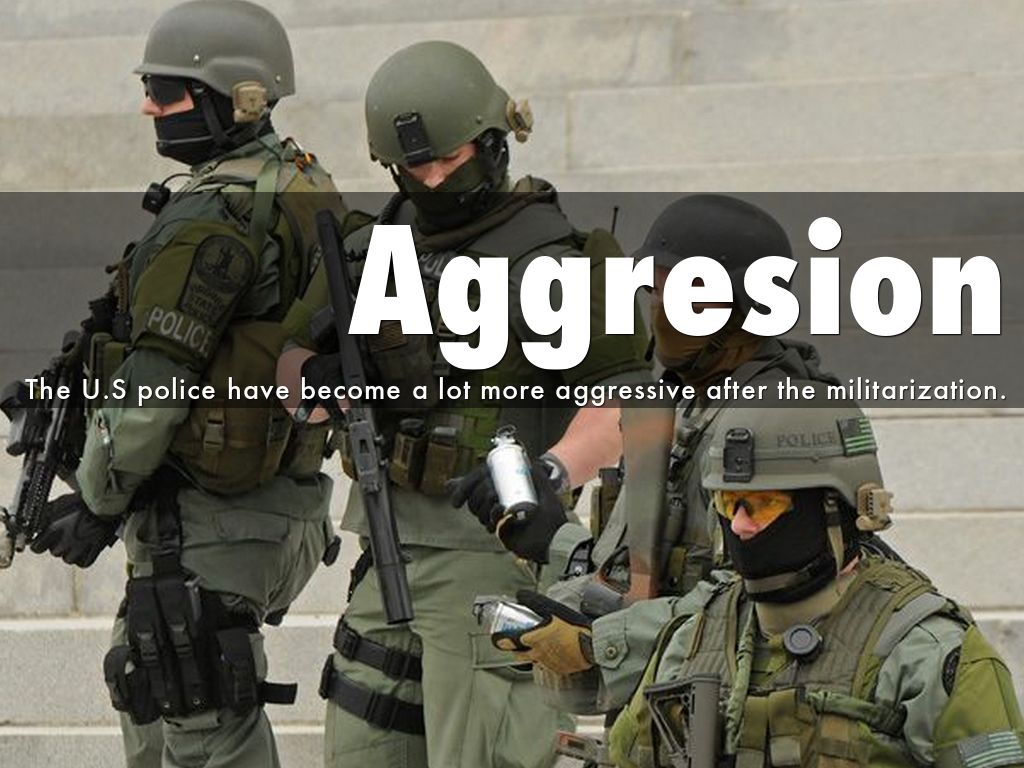 Militarization of U.S Police. by craig.pearson204477