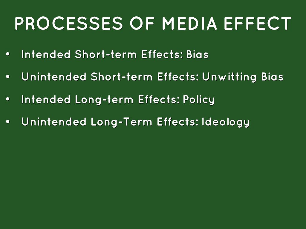 Processes of media effect: A Typology by jas30alifa