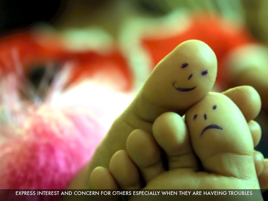 Showing Concern For Others