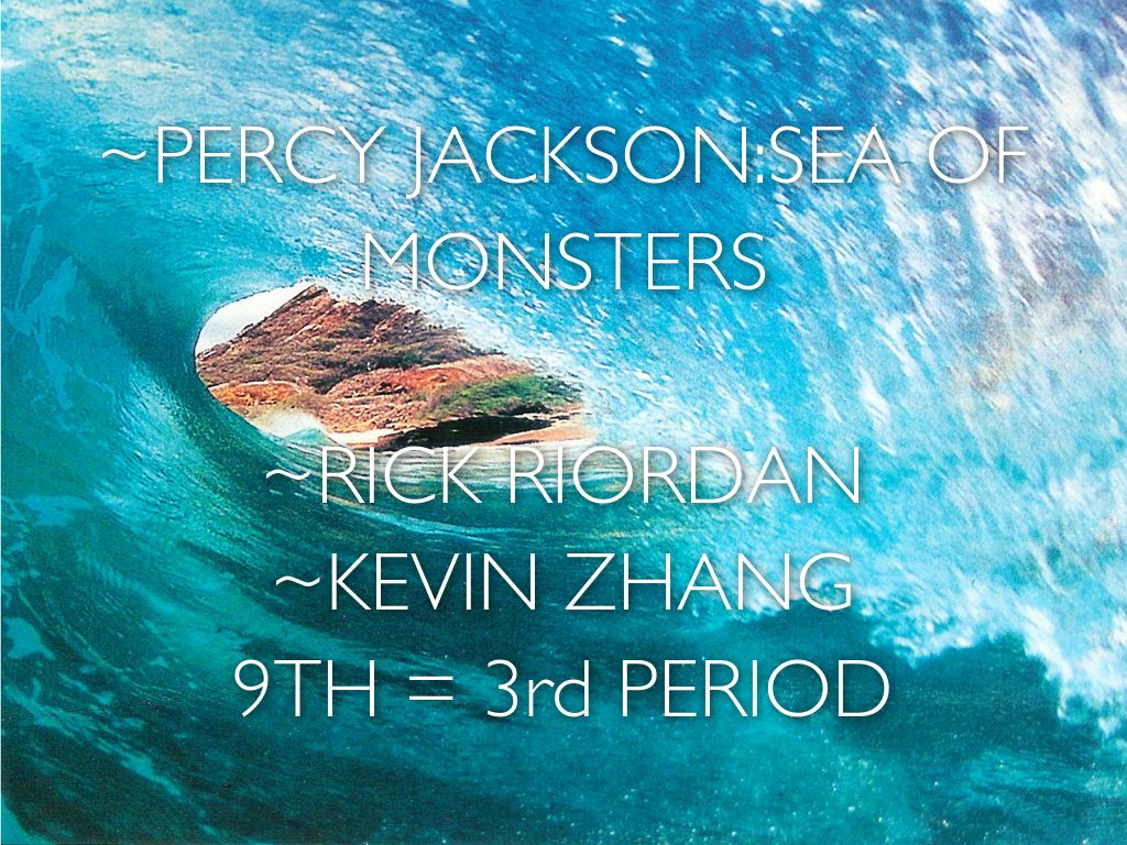 PERCY JACKSON:SEA OF MONSTERS