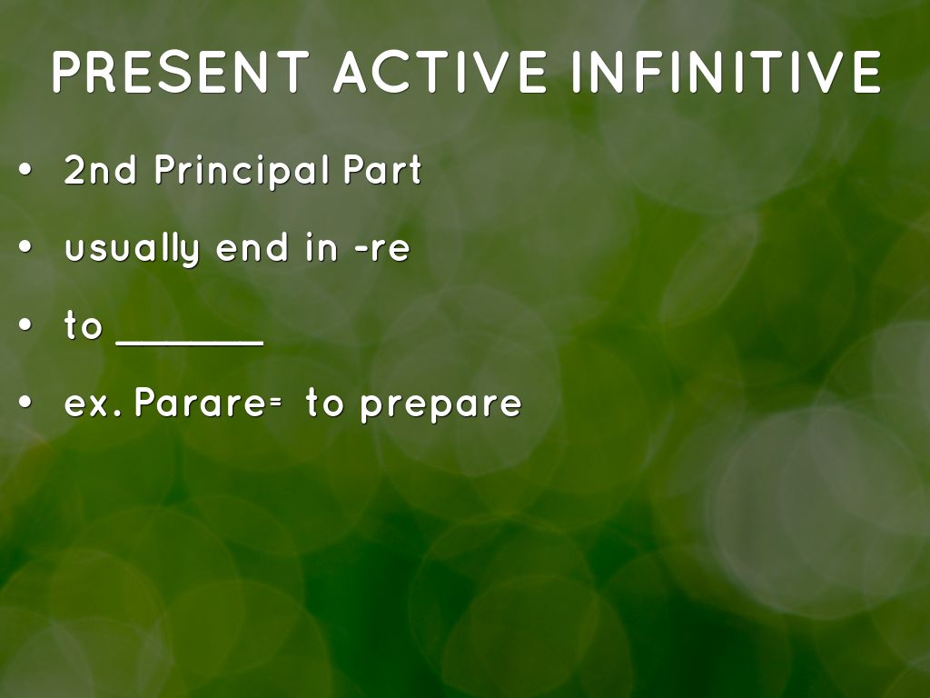 Infinitives and Indirect Statements by kate.i.fogg Infinitives and Indirect Statements by kate.i.fogg