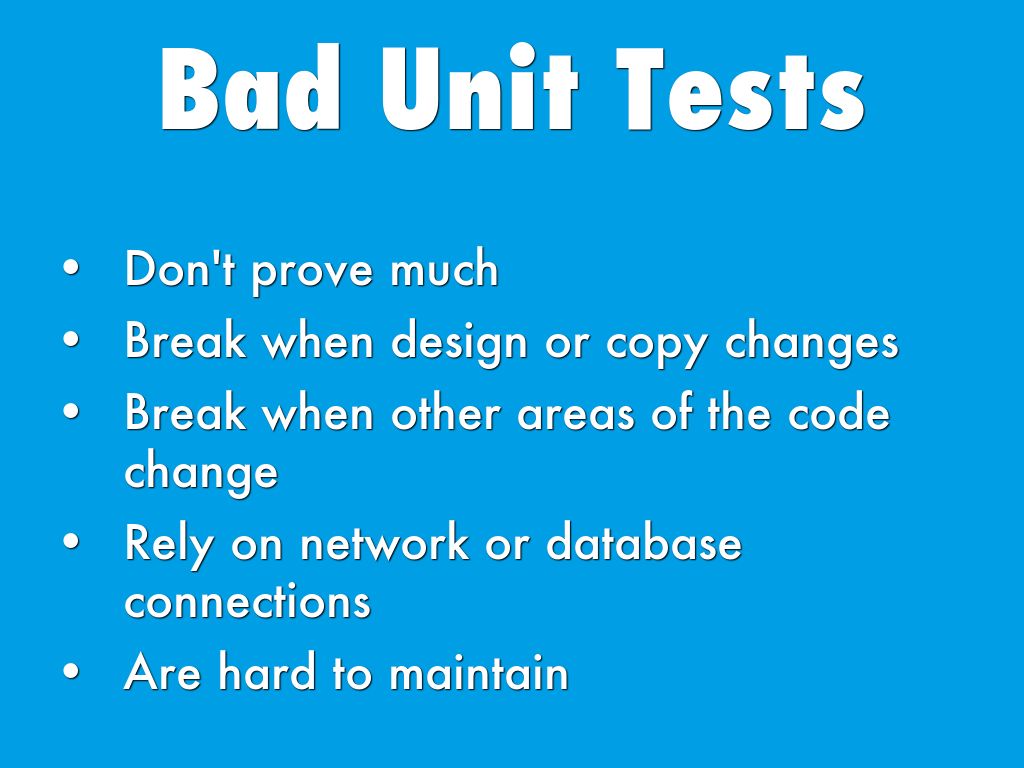 Unit Testing Tips By Joe Kramer unit-testing-tips-by-joe-kramer