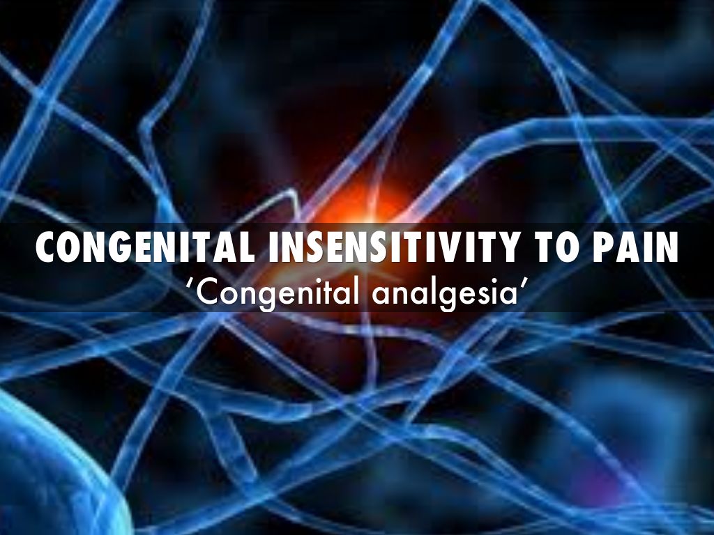 Congenital insensitivity to pain by Mónica Arango