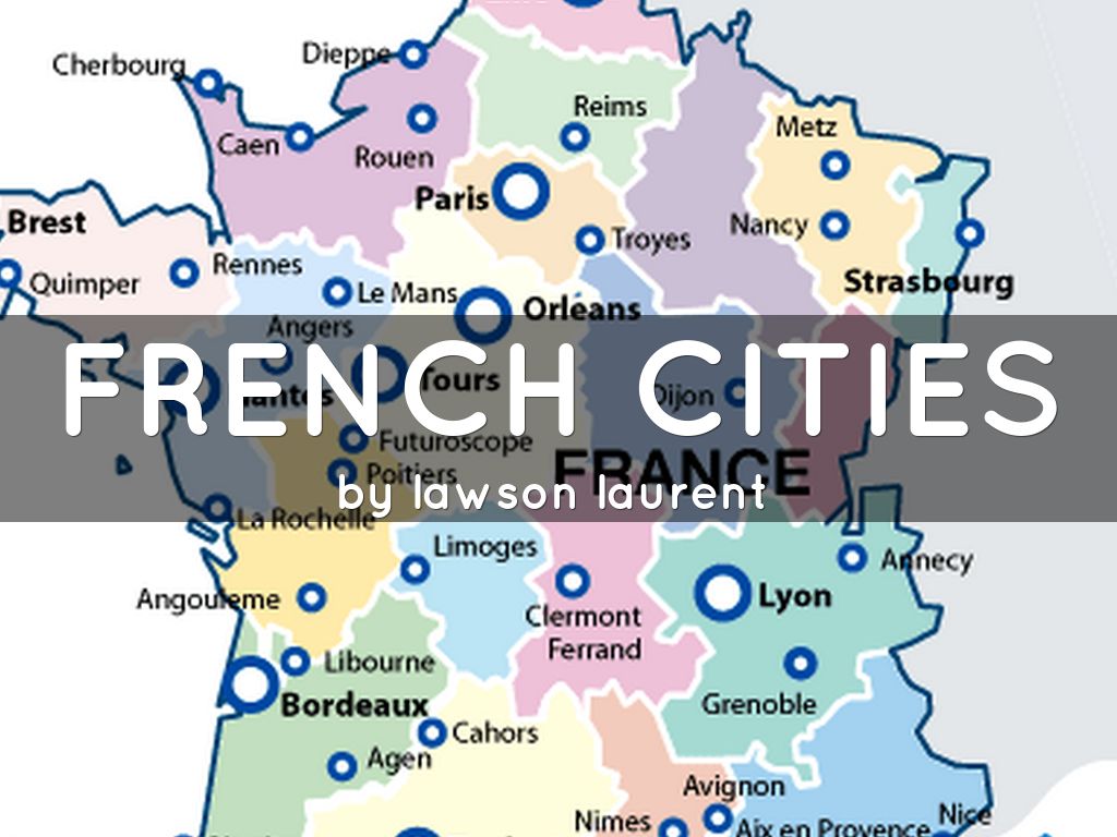 Map Of France With Cities, Map of French Riviera with cities and towns ...