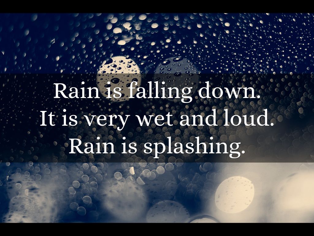 Haiku Poems About Rain
