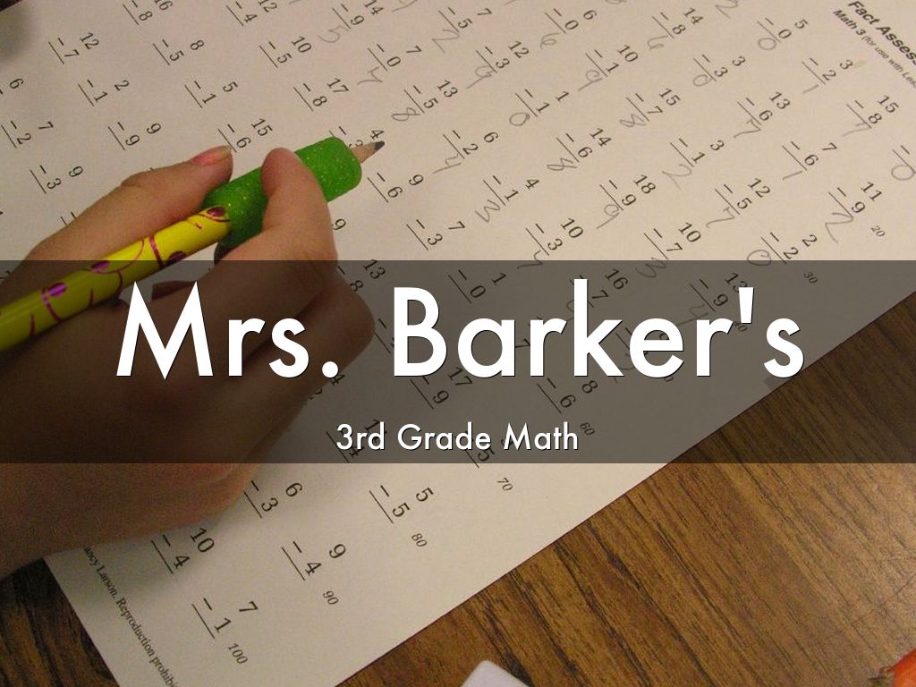 Barker Math by Nina Barker