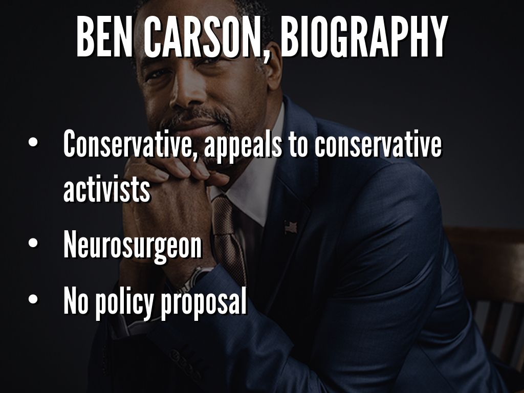 Ben Carson by Noelle DeAngelis