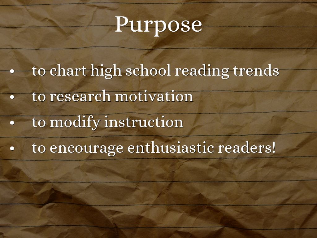 Independent Reading trends by Kristin Diggs