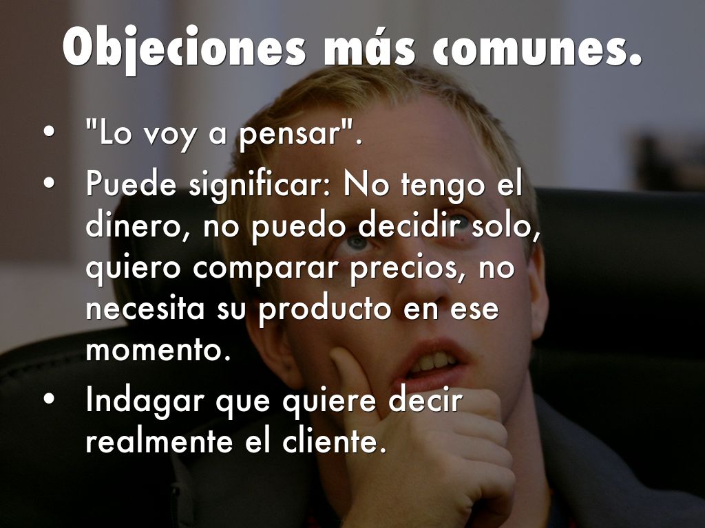 Curso Manejo de Objeciones. by Mariano Audiffred