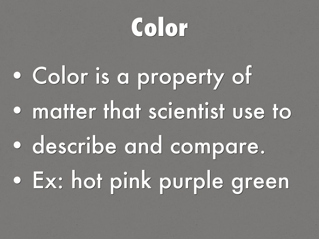 Properties of Matter by 3006634