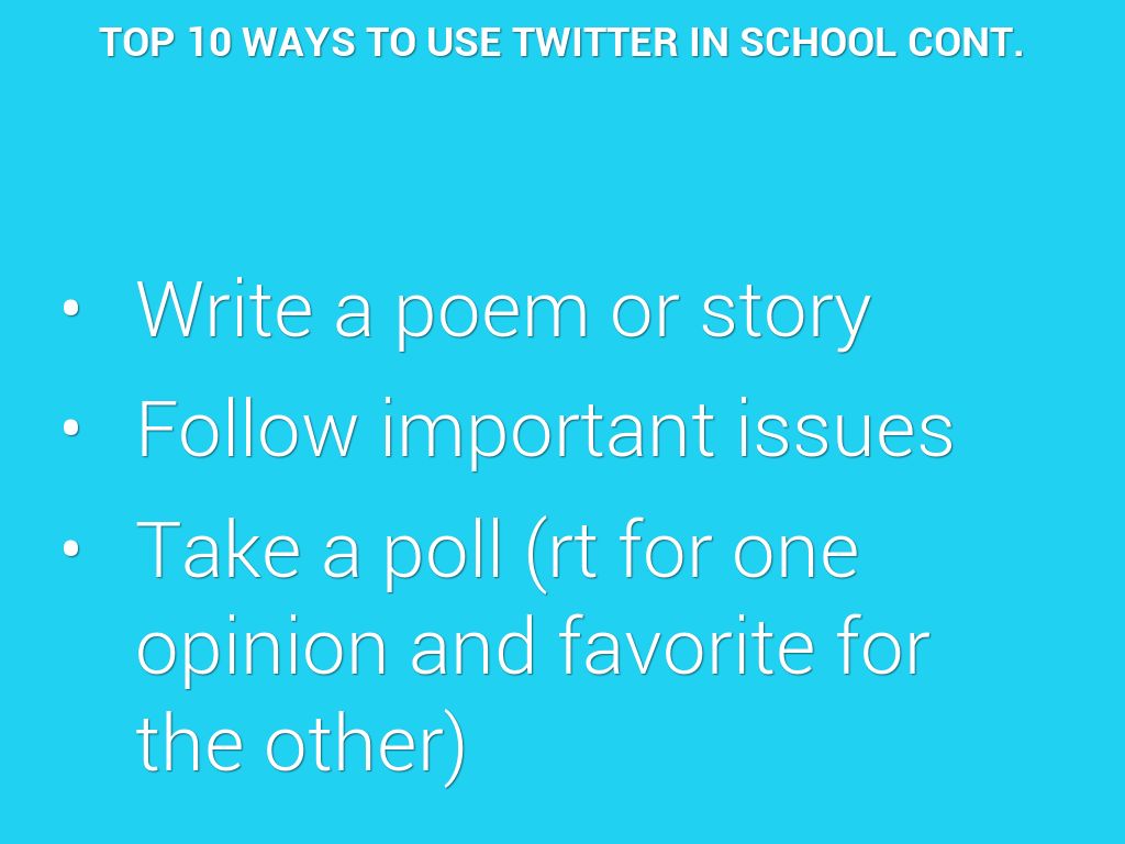 Twitter In The Classroom by allisonzigrang