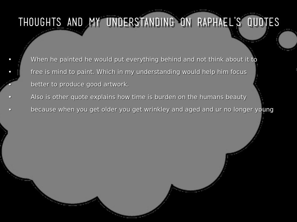 do u know who Raphael is by Nick Frost