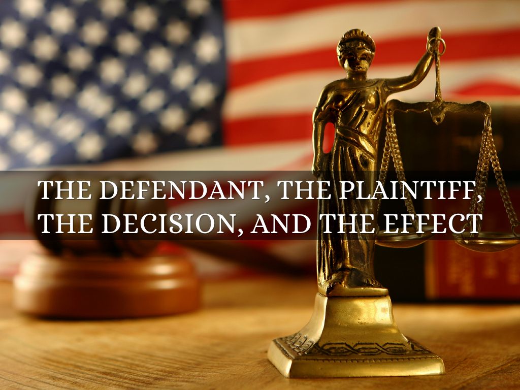 THE PLAINTIFF, THE DEFENDANT, by kmullins19