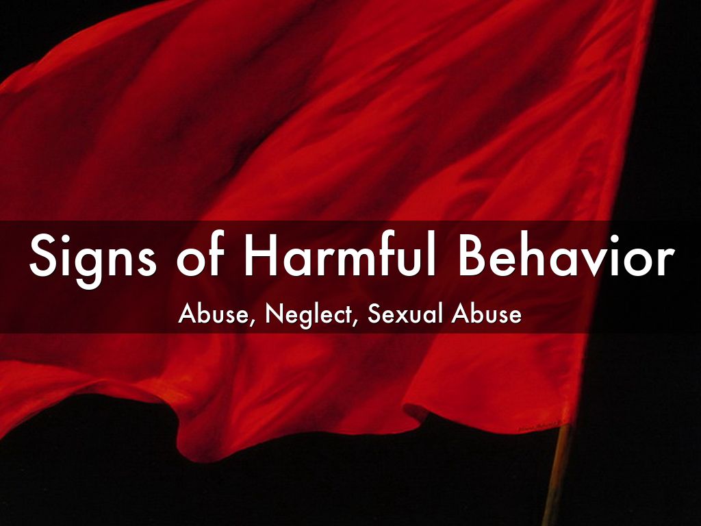 Signs of Harmful Behavior by Jennifer Rowe