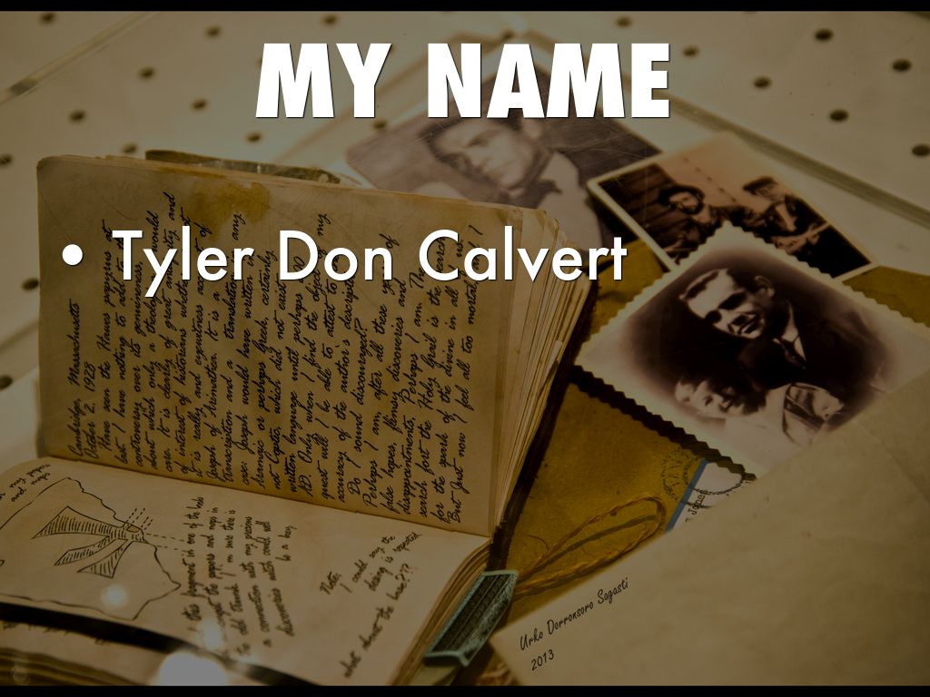 Title by Tyler Calvert