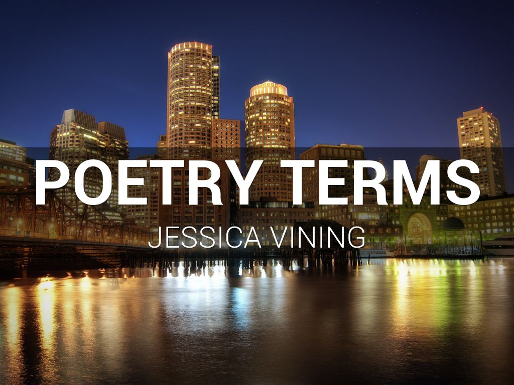 Poetry Terms by Jessica Vining