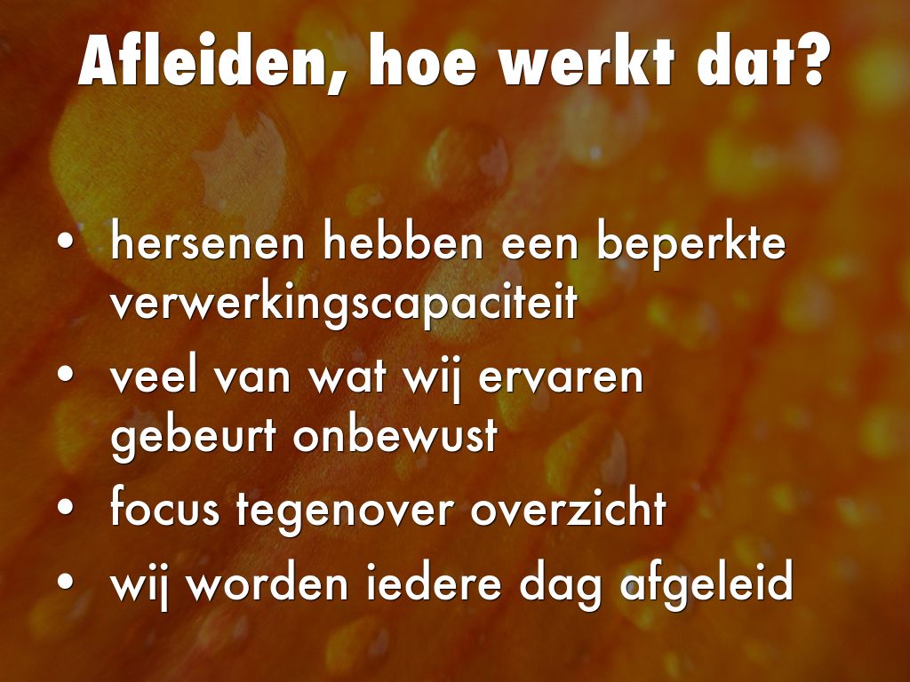 Afleiden, een interventie uit de TRAAN serie (empatisch